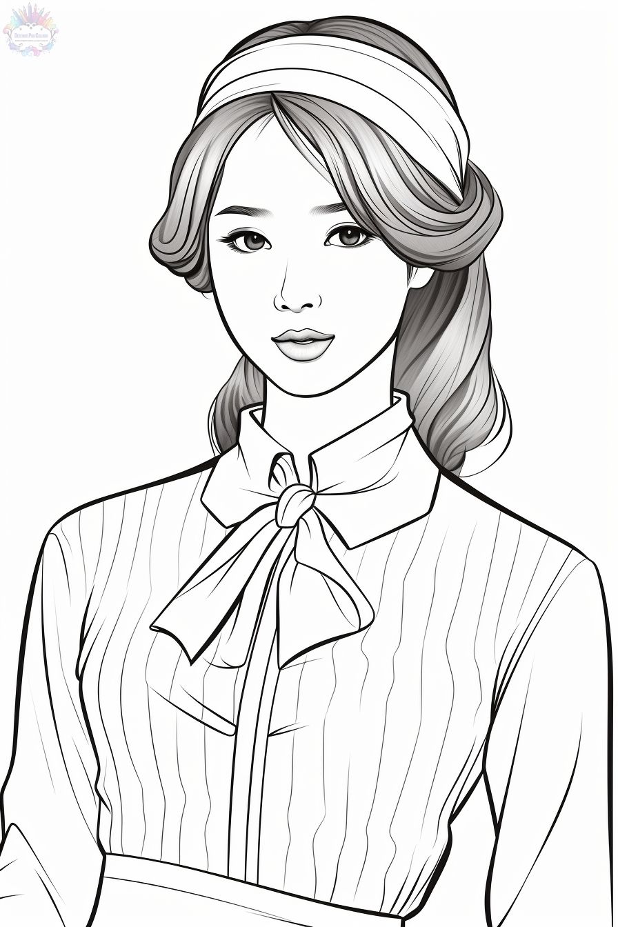Woman Coloring Pages
