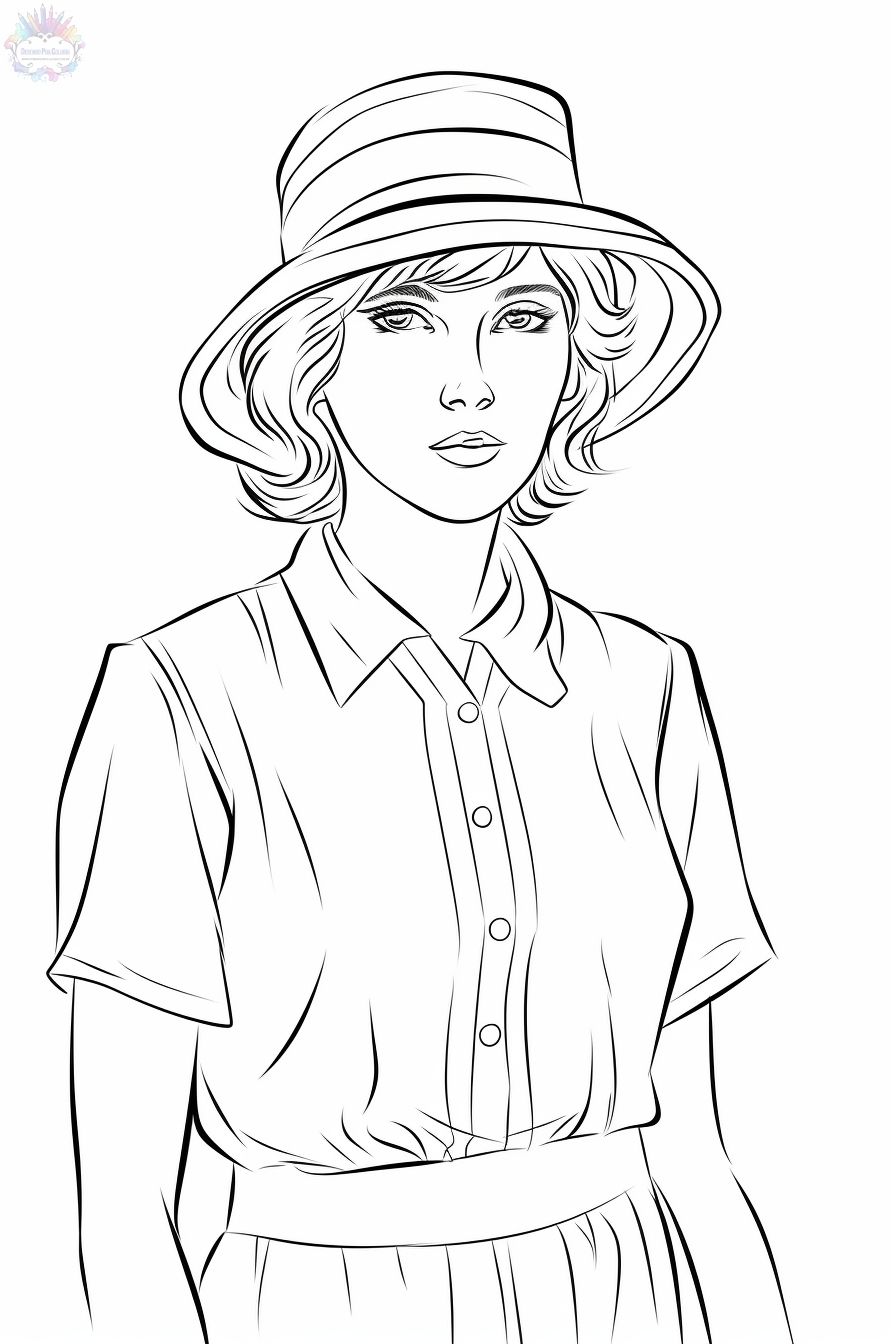 Woman Coloring Pages