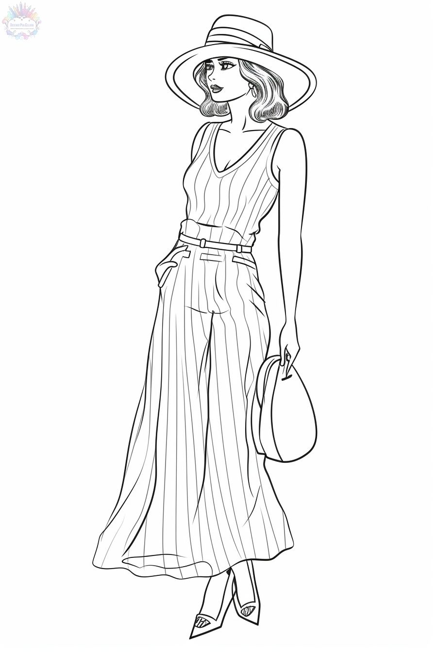 Woman Coloring Pages