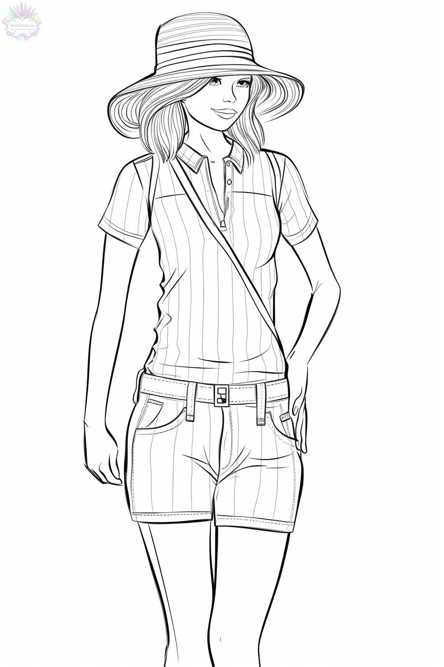 Woman Coloring Pages
