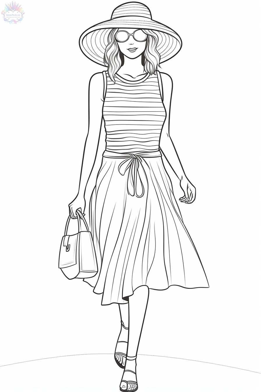 Woman Coloring Pages