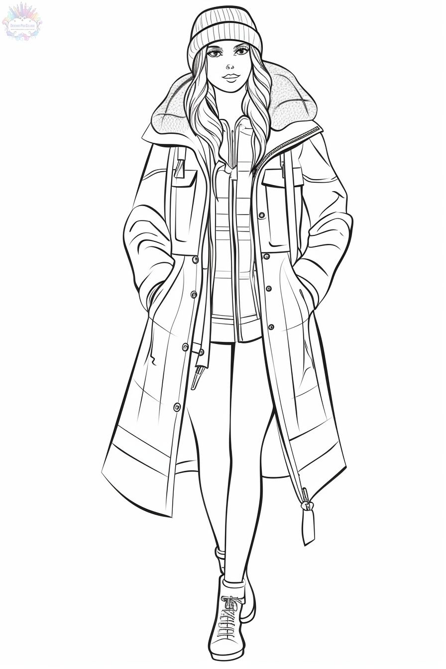 Woman Coloring Pages