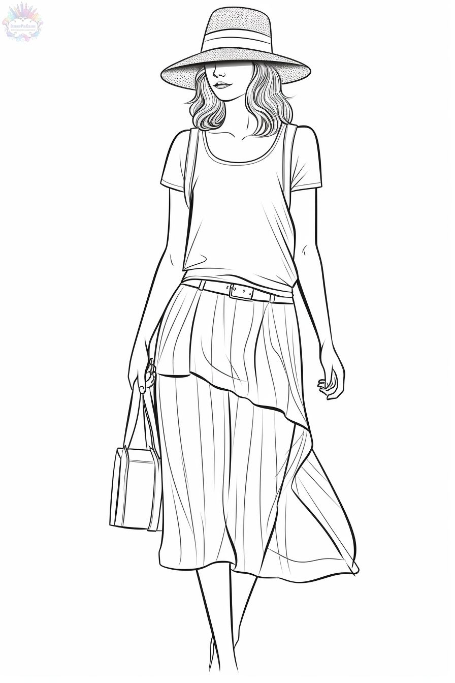 Woman Coloring Pages