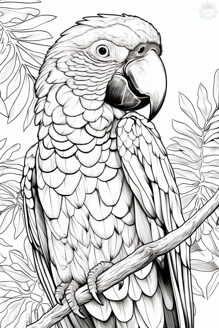 Arara Para Colorir + De 40 Desenhos Para Imprimir e Pintar