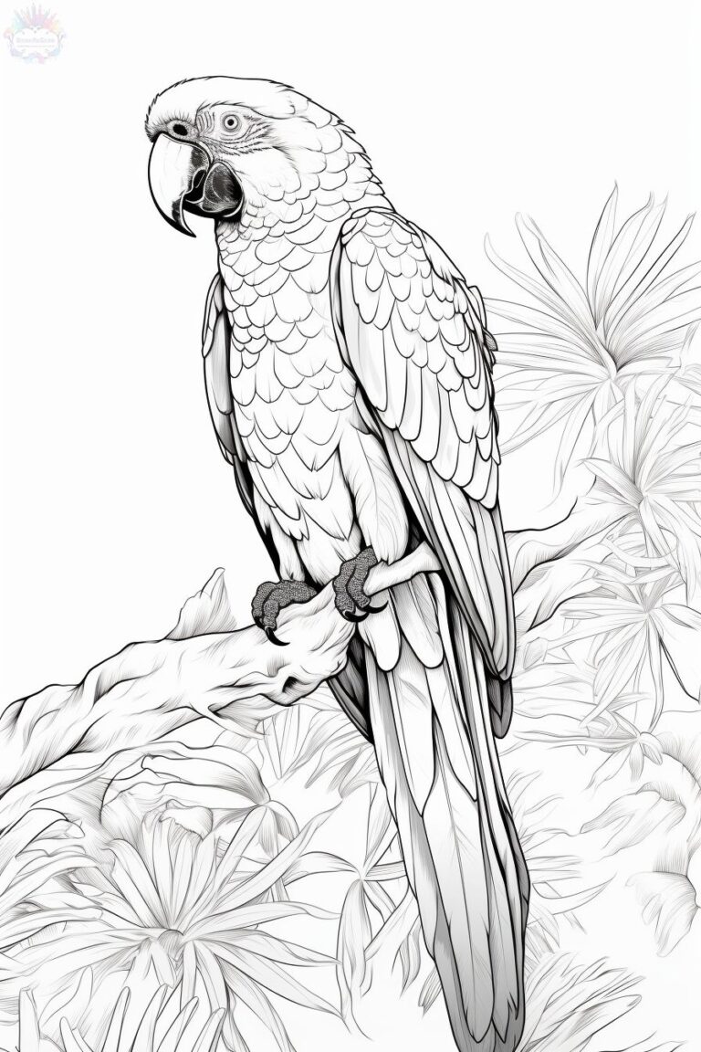 Arara Para Colorir + De 40 Desenhos Para Imprimir e Pintar
