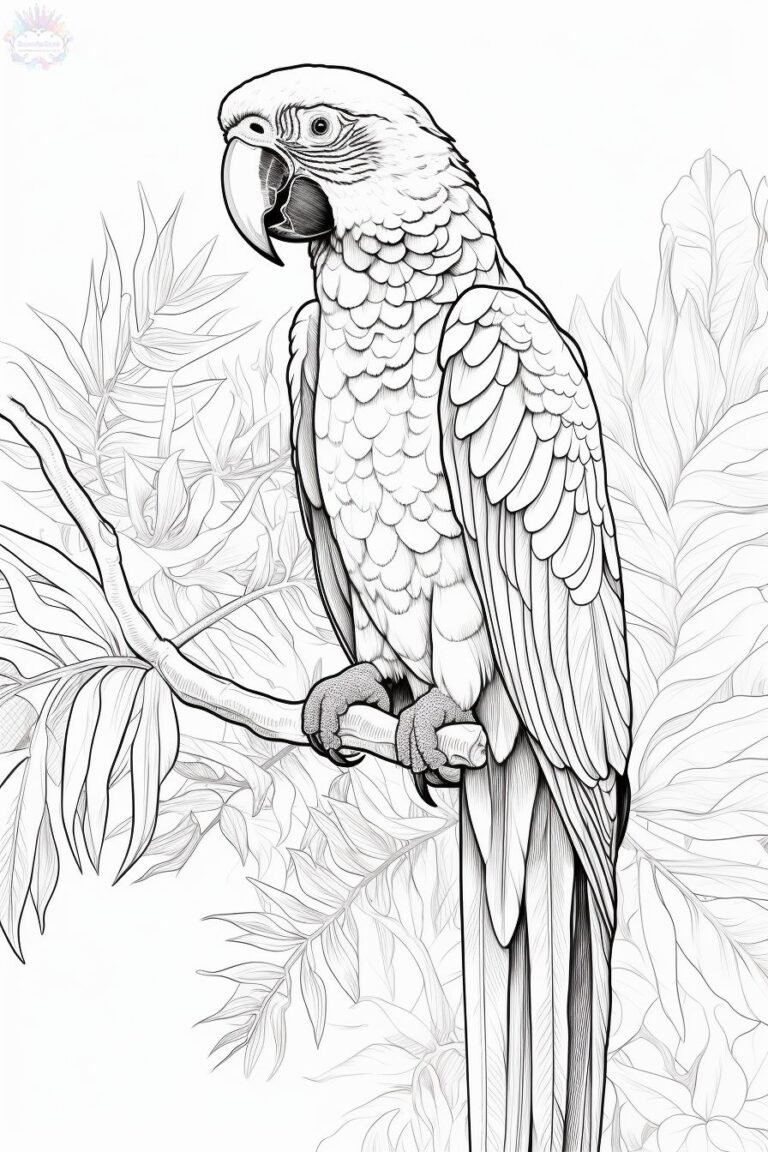 Arara Para Colorir + De 40 Desenhos Para Imprimir e Pintar