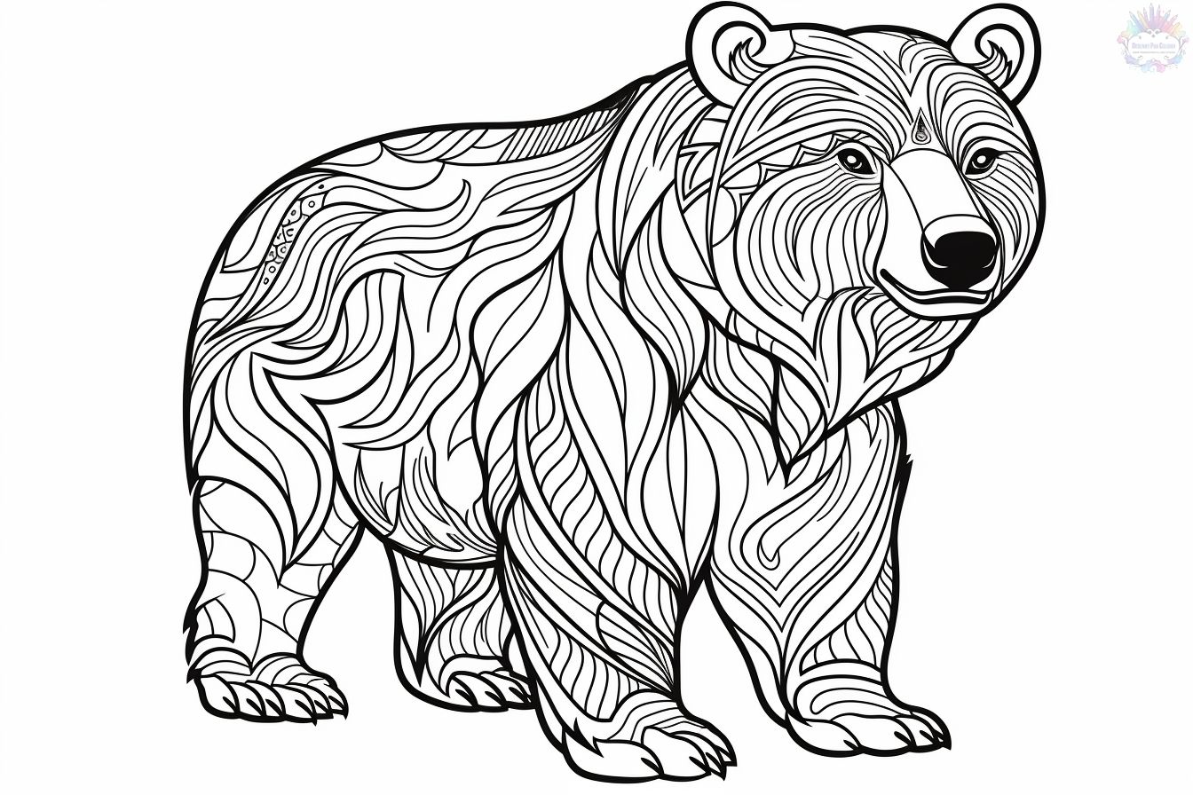 Bear Coloring Pages