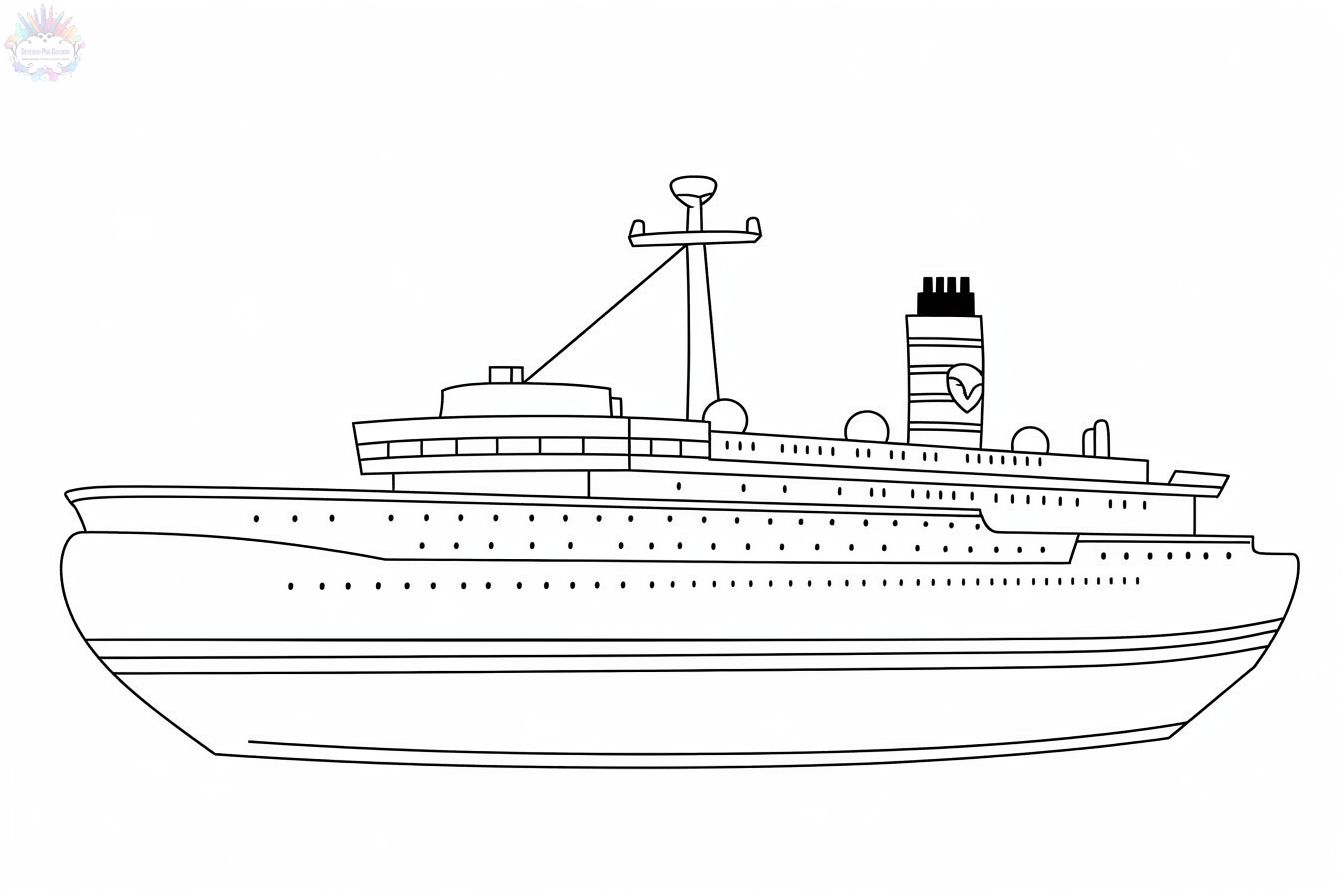 Coloriage Bateau