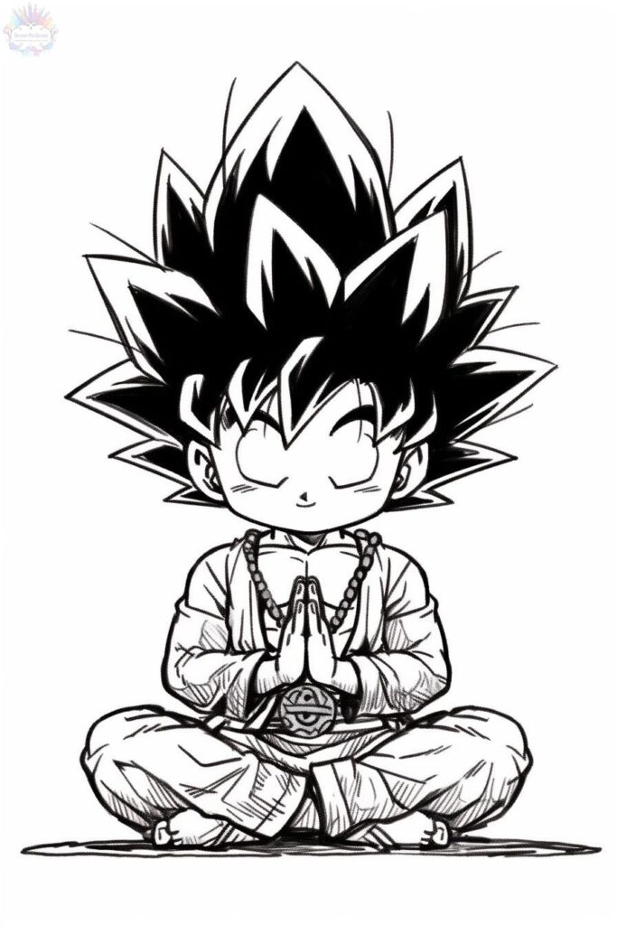 Coloriage Dragon Ball - Plus de 200 Images à Imprimer