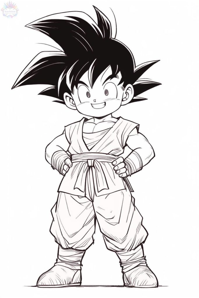 Coloriage Dragon Ball - Plus de 200 Images à Imprimer