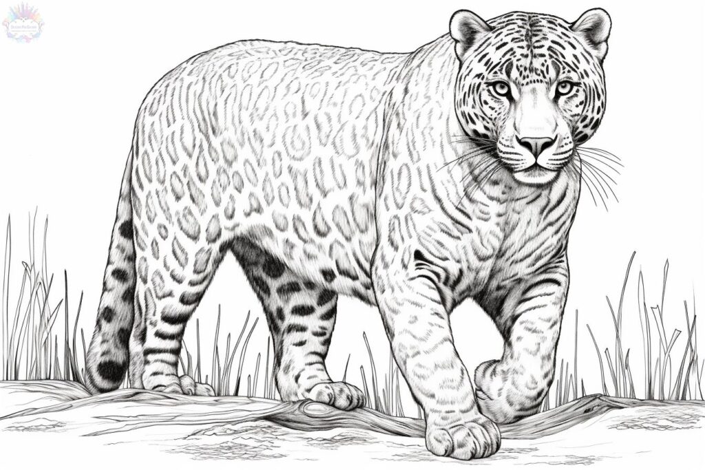 Jaguar Para Colorear