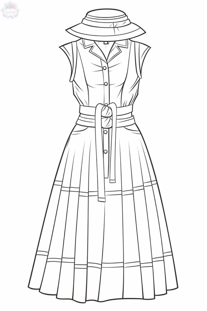 Dibujos de Ropa Para Colorear