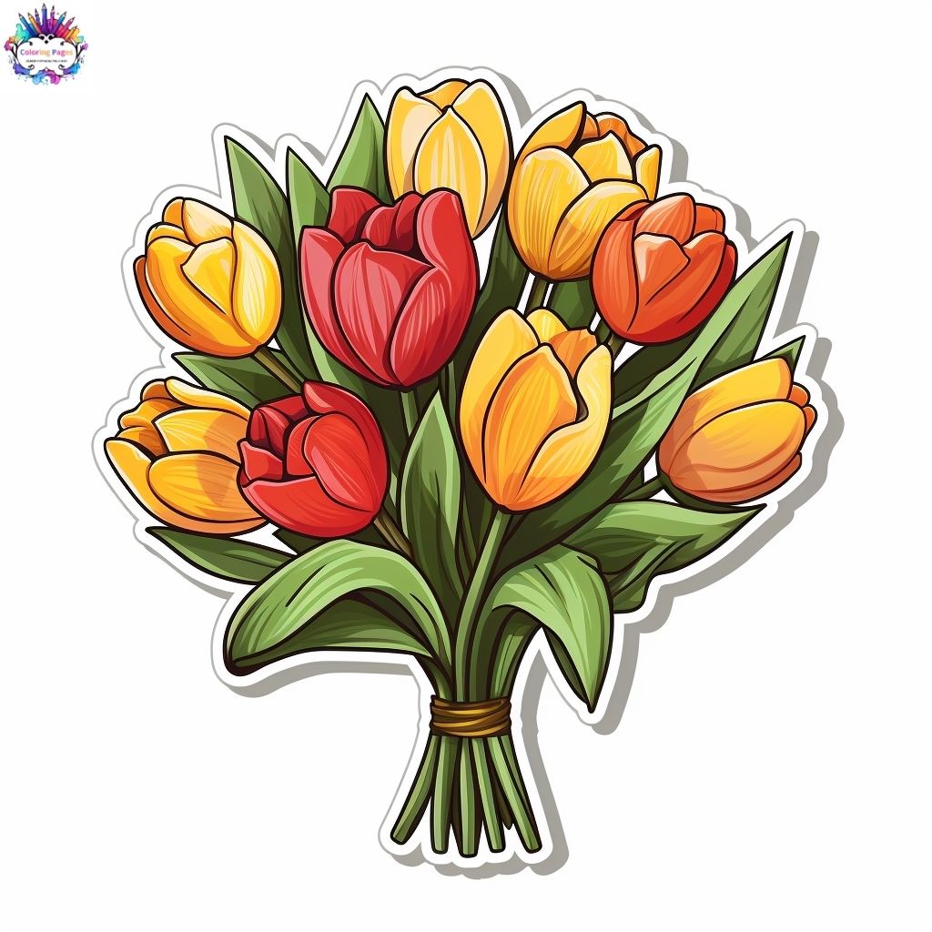 Flowers Stickers To Print