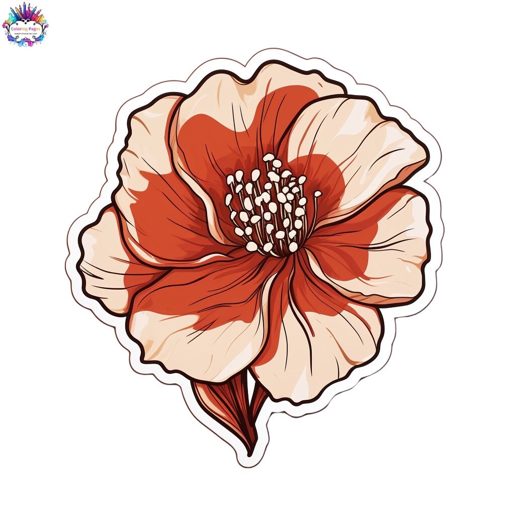 Flowers Stickers To Print