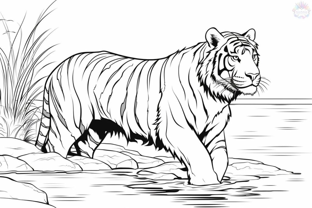 Tiger Coloring Pages