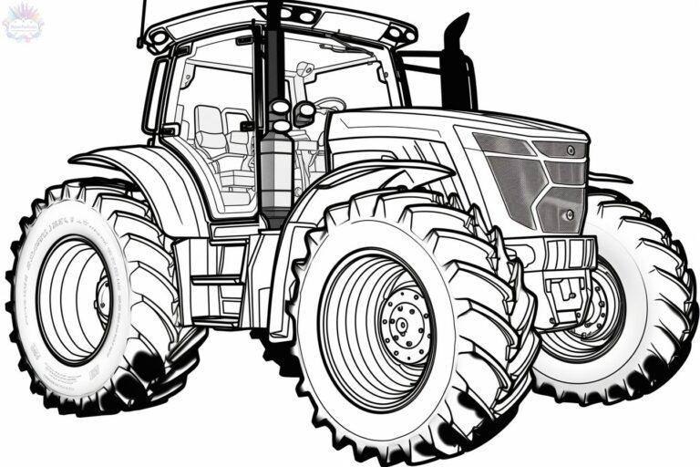 Trator Para Colorir + De 70 Desenhos Para Imprimir e Pintar