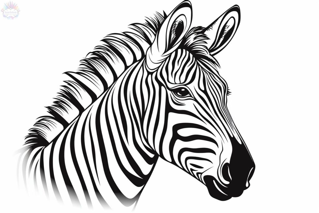 Zebra Coloring Pages
