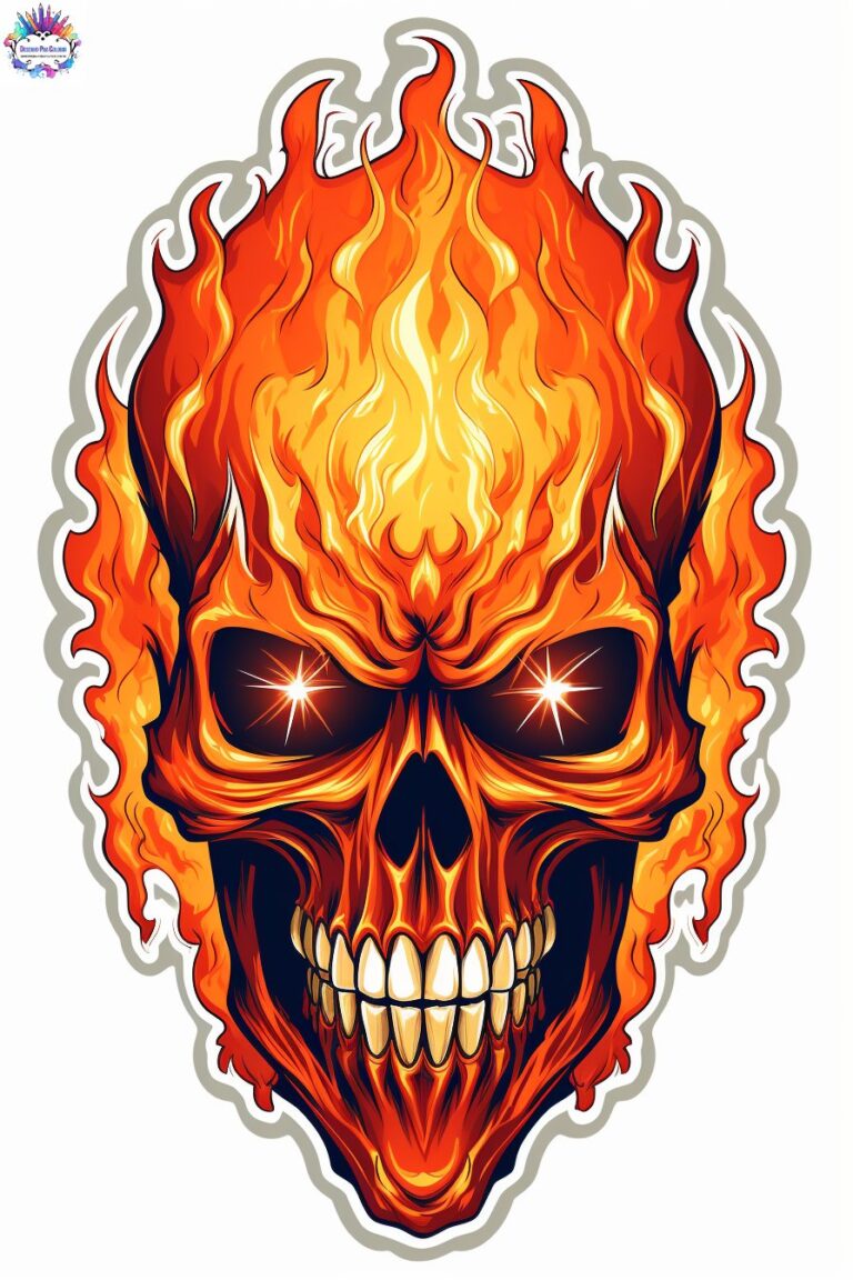 Adesivo de Caveira + De 20 Desenhos Para Imprimir