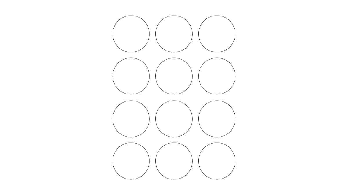 Círculo Para Colorir Vários Desenhos Para Imprimir e Pintar