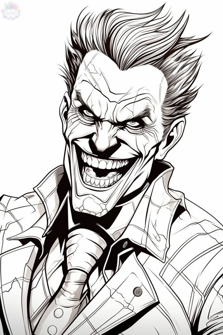 Coringa Para Colorir + De 30 Desenhos Para Colorir