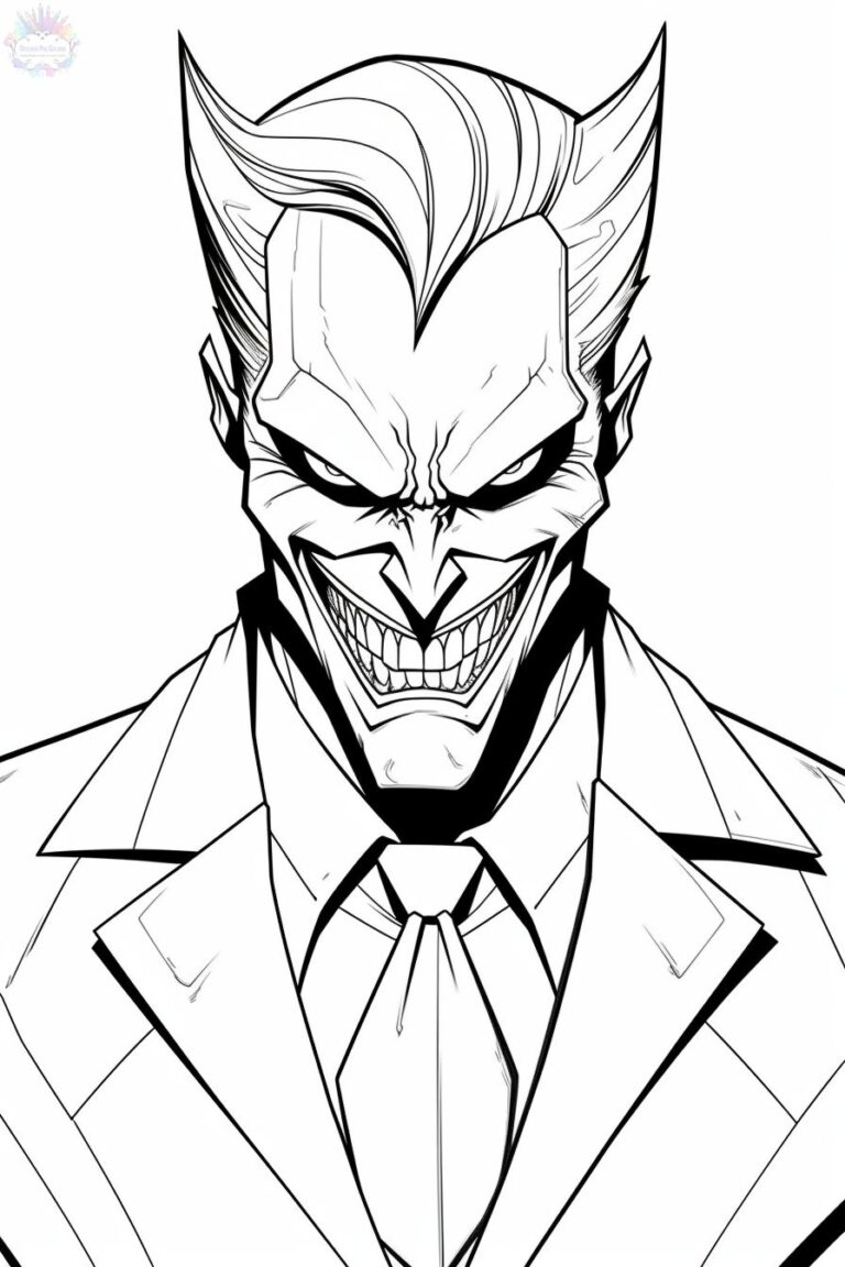 Coringa Para Colorir + De 30 Desenhos Para Colorir