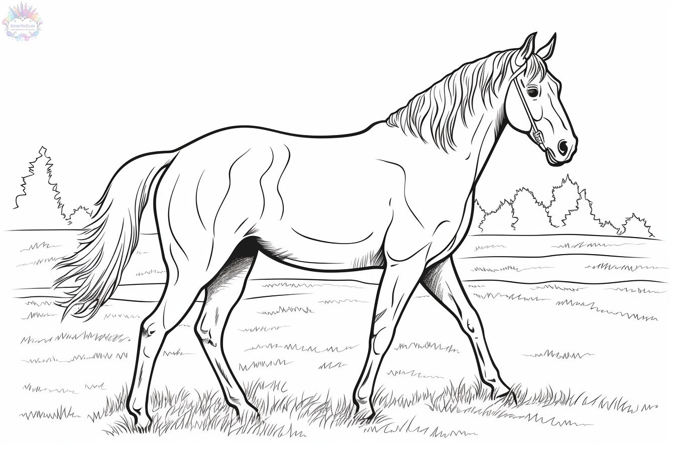 Horse Coloring Pages