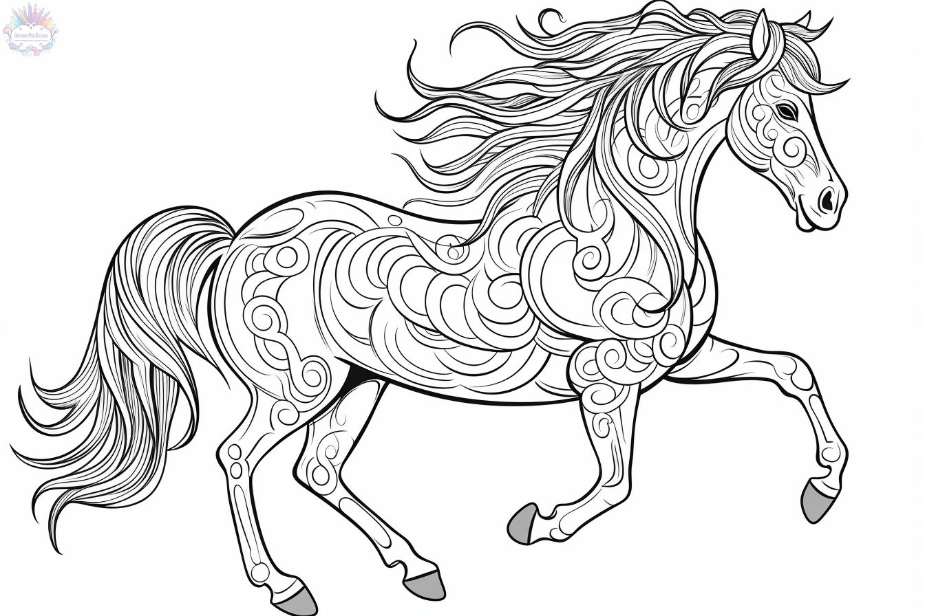 Horse Coloring Pages