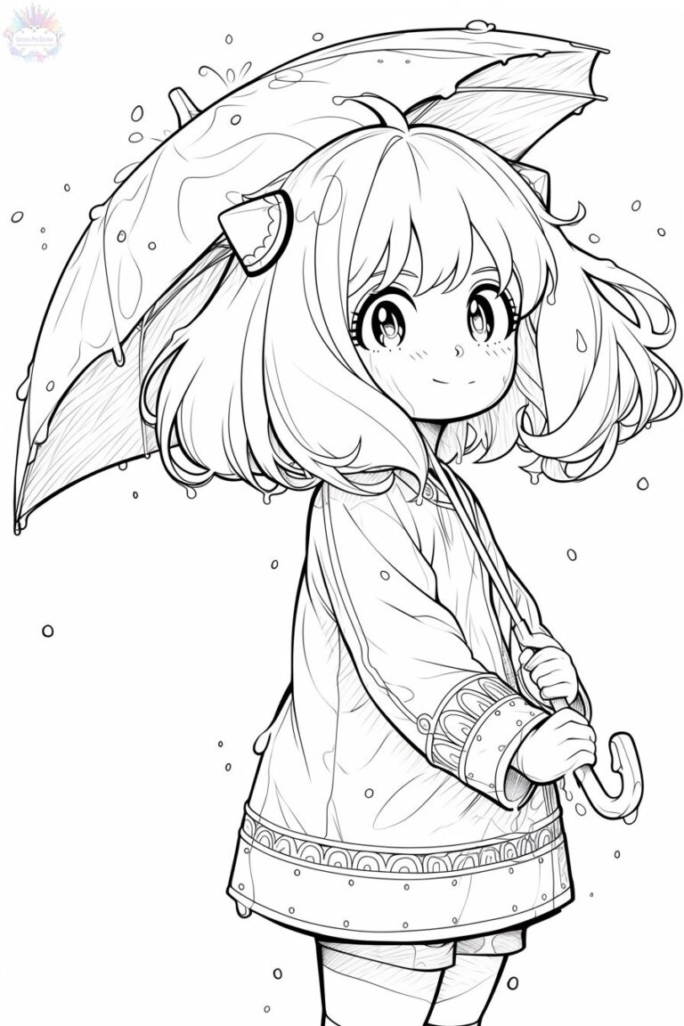 Anya Para Colorir + De 90 Desenhos Para Imprimir e Pintar