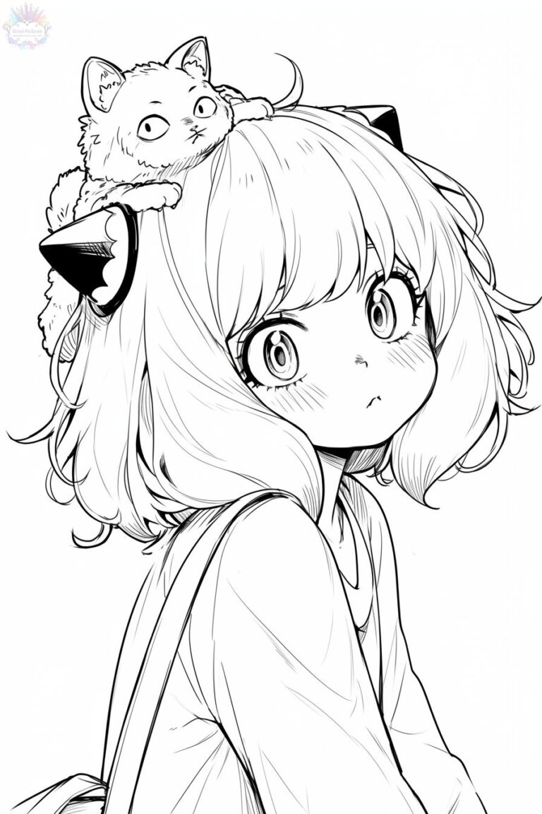 Anya Para Colorir + De 90 Desenhos Para Imprimir e Pintar