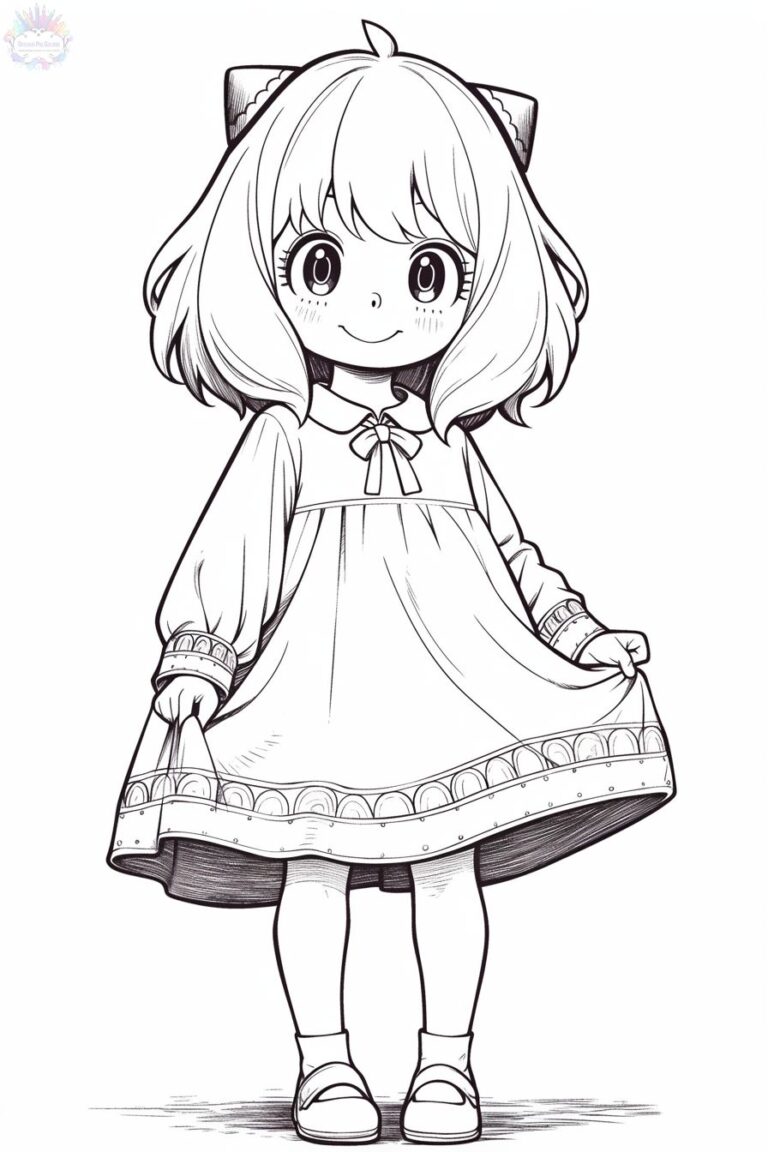 Anya Para Colorir + De 90 Desenhos Para Imprimir e Pintar