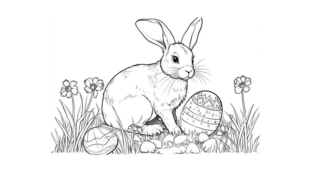 Desenhos De Pascoa Para Colorir E Imprimir