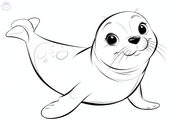 Foca Para Colorir + De 25 Desenhos Para Imprimir e Pintar