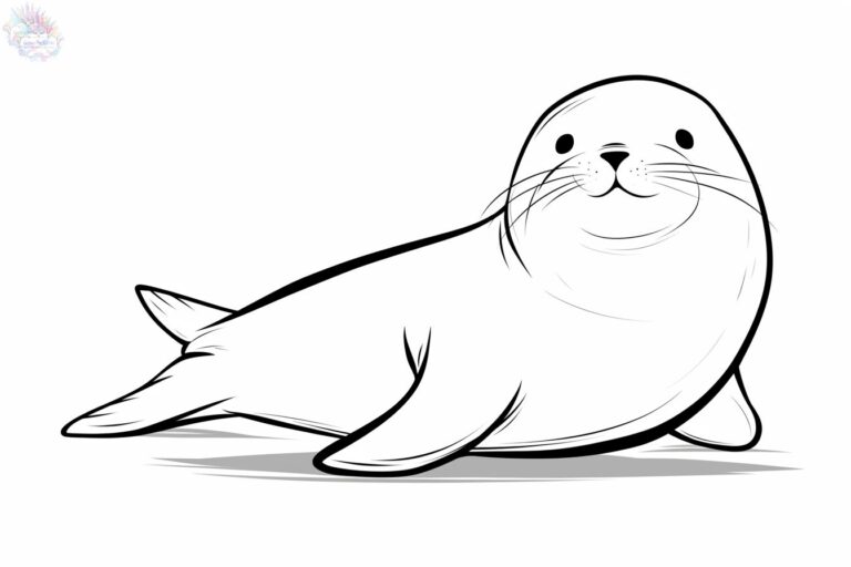 Foca Para Colorir + De 25 Desenhos Para Imprimir e Pintar