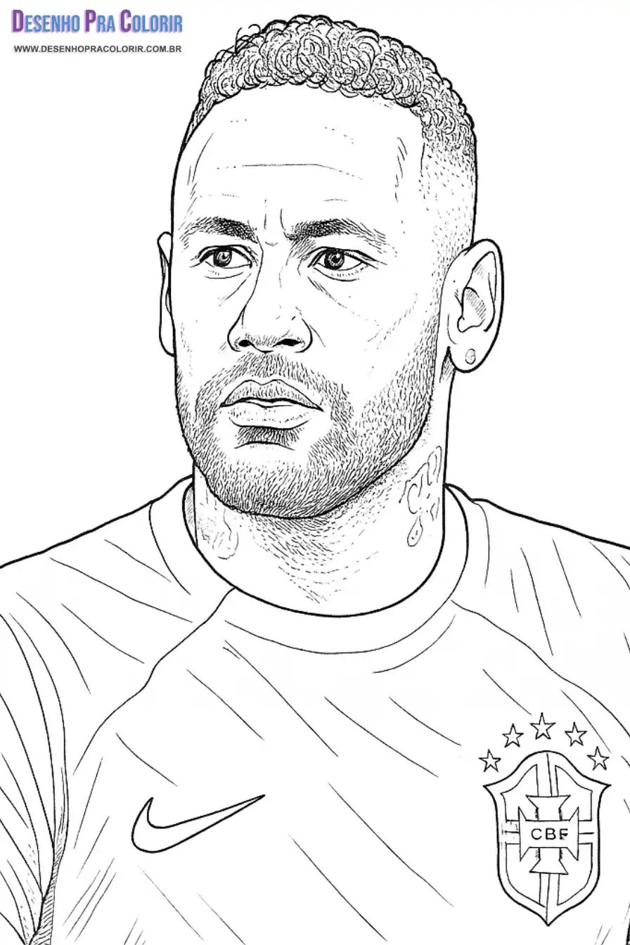 Desenhos De Neymar Para Colorir Imprimir Neymar Jr Para Colorir