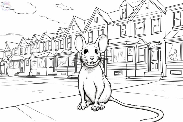 Rato Para Colorir + De 50 Desenhos Para Imprimir e Pintar