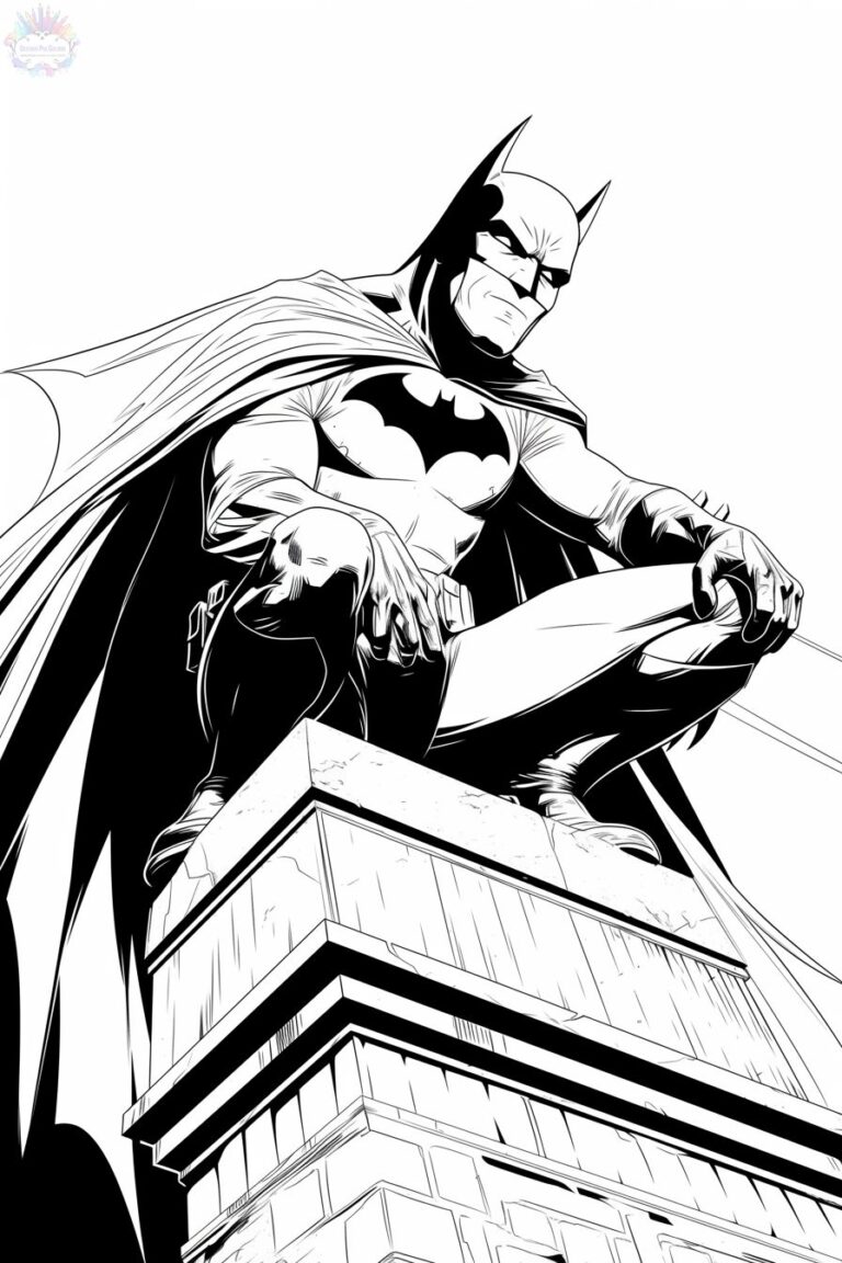 Batman Para Colorir + De 40 Desenhos Para Imprimir e Pintar
