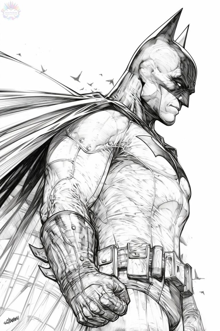 Batman Para Colorir + De 40 Desenhos Para Imprimir e Pintar