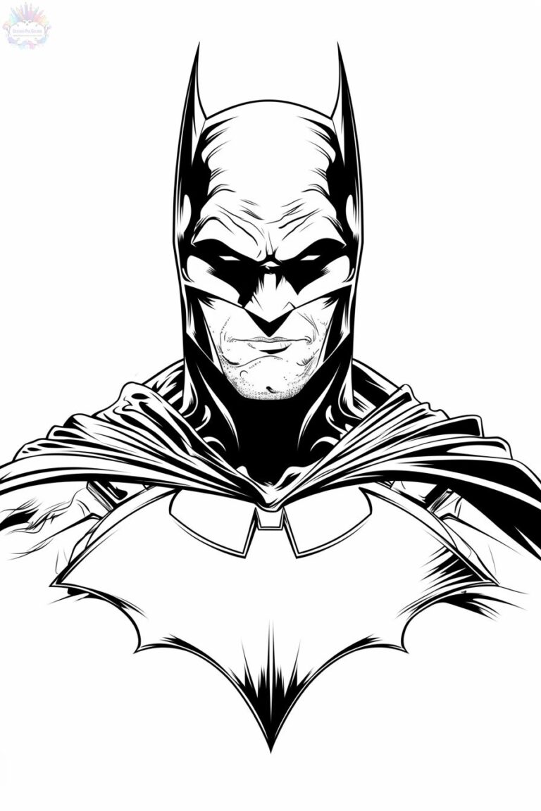 Batman Para Colorir + De 40 Desenhos Para Imprimir e Pintar