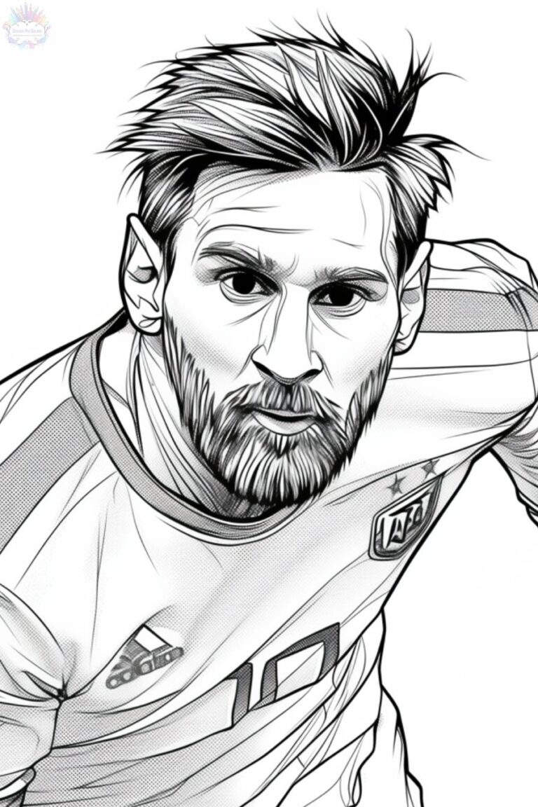 Messi Para Colorir + De 70 Desenhos Para Imprimir e Pintar