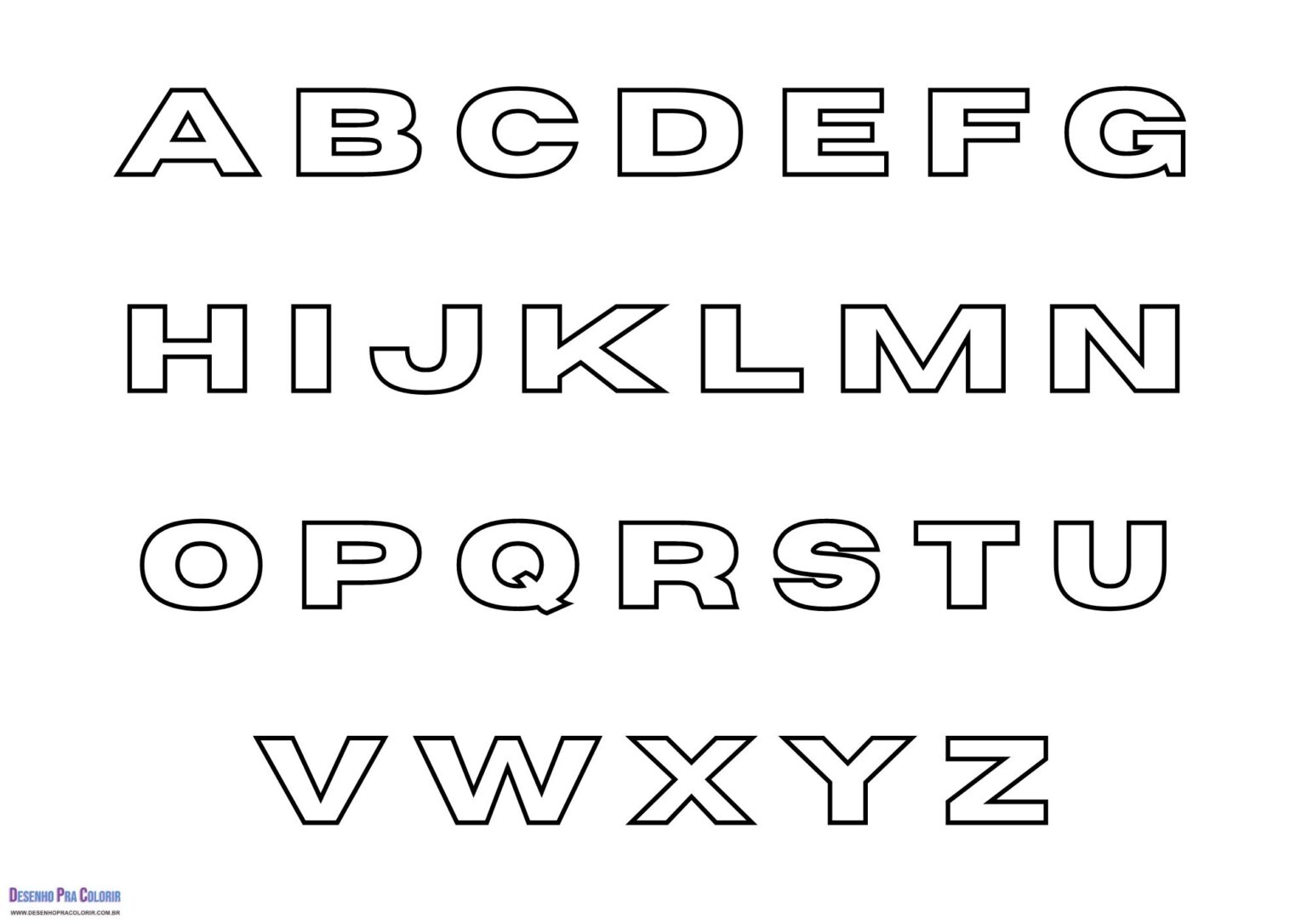 Alfabeto Para Colorir + De 30 Desenhos Para imprimir e Pintar