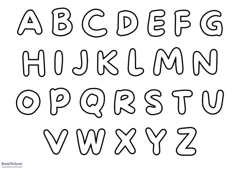 Alfabeto Para Colorir + De 30 Desenhos Para imprimir e Pintar