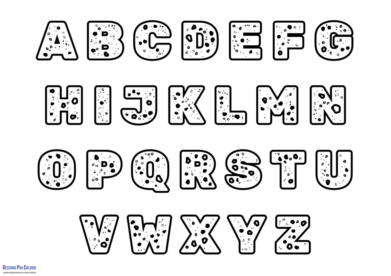 Alfabeto Para Colorir + De 30 Desenhos Para imprimir e Pintar