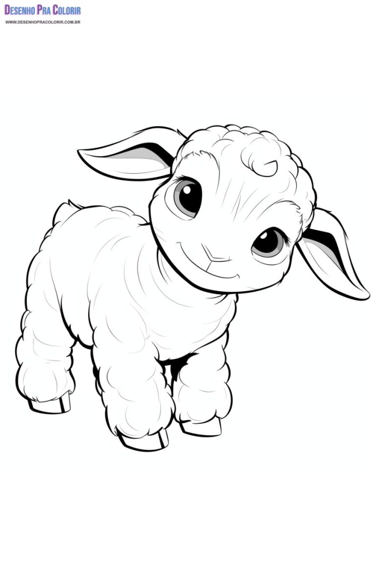 Cabra Para Colorir + De 30 Desenhos Para Imprimir e Pintar