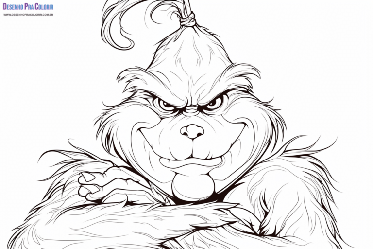 Grinch Para Colorir + De 20 Desenhos Para Imprimir e Pintar