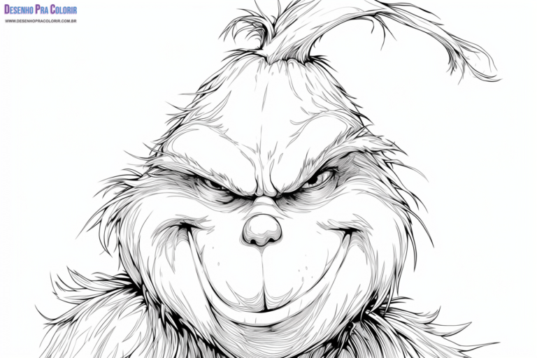 Grinch Para Colorir + De 20 Desenhos Para Imprimir e Pintar