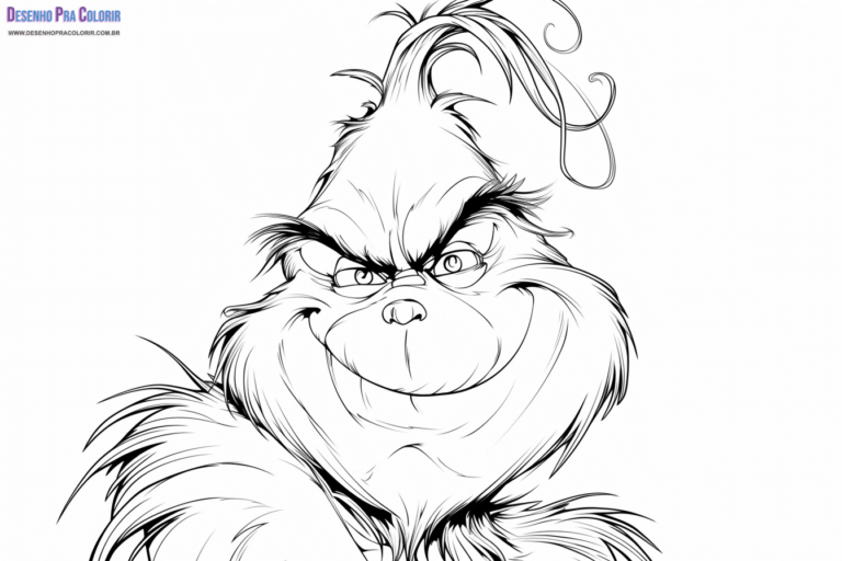 Grinch Para Colorir + De 20 Desenhos Para Imprimir e Pintar