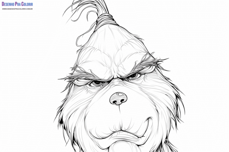 Grinch Para Colorir + De 20 Desenhos Para Imprimir e Pintar