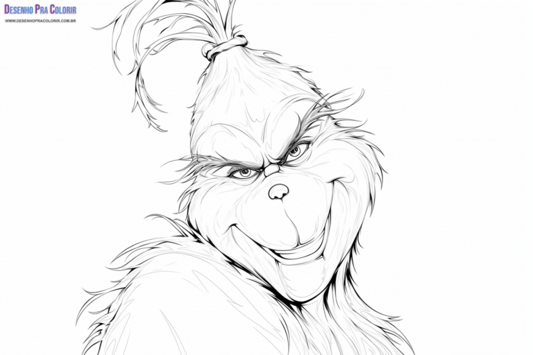 Grinch Para Colorir + De 20 Desenhos Para Imprimir e Pintar