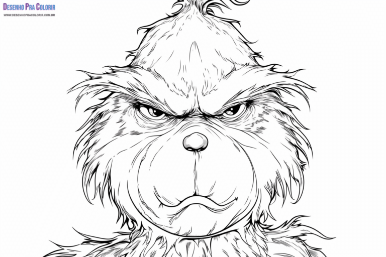 Grinch Para Colorir + De 20 Desenhos Para Imprimir e Pintar