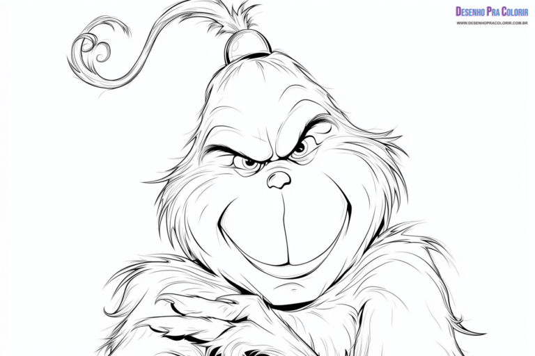 Grinch Para Colorir + De 20 Desenhos Para Imprimir e Pintar